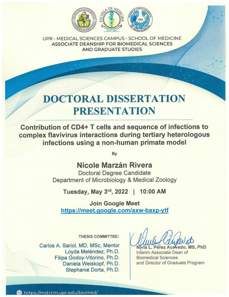 Biomedical Sciences Graduate Program – School of Medicine