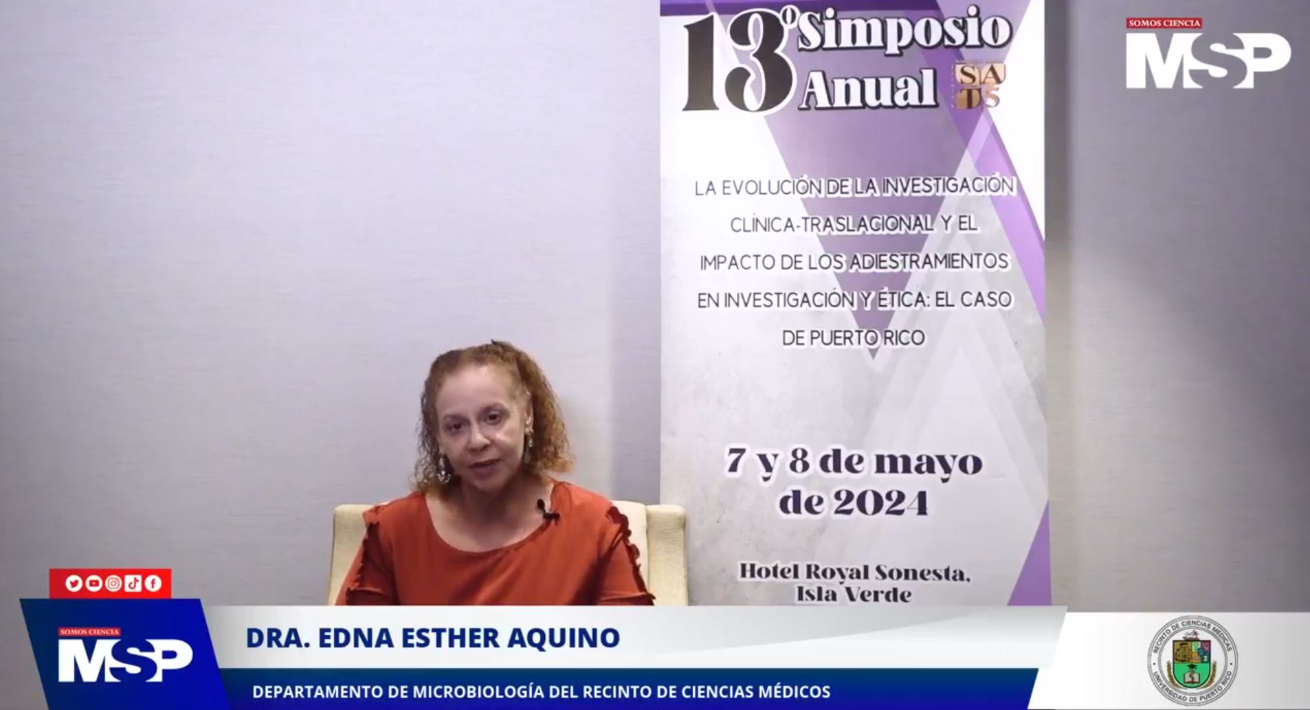 Entrevista en Medicina y Salud Pública a la Dra Edna Aquino ...